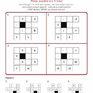 Printable 3rd Grade Math Puzzles | Education.com