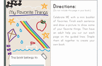 8 Worksheets Celebrating Me, Myself and I | Education.com