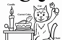 Words That Start With A-Z Coloring Pages | Education.com