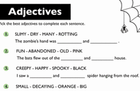 Halloween Adjectives: 10 Wicked Worksheets | Education.com