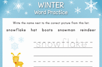 10 Kindergarten Winter Printables | Education.com