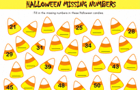 Halloween Counting - Kindergarten Worksheets | Education.com