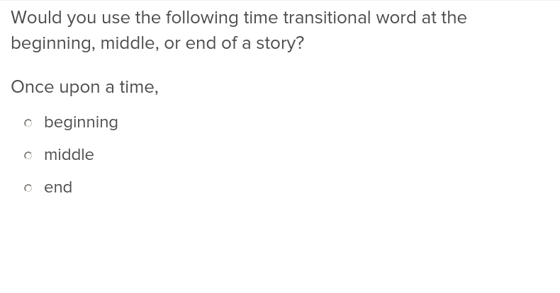 Comma After Transition Words for Passage of Time 3 | Exercise ...