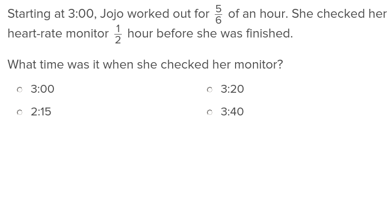 Fractions and Time | Exercise | Education.com