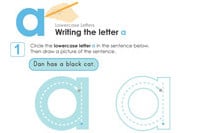 Writing Lowercase Letters Worksheets | Education.com