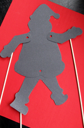 Santa Shadow Puppet | Activity | Education.com