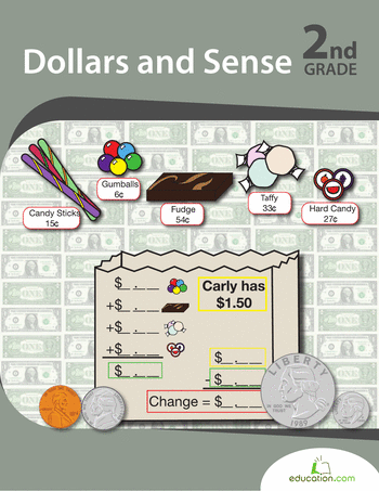 Money Word Problem Workbooks | Education.com