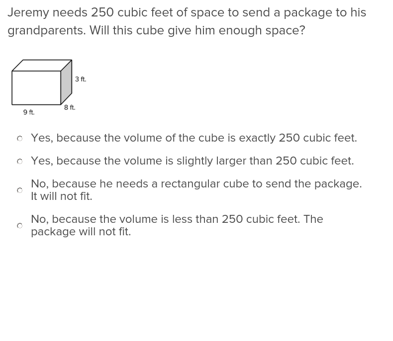 Formulas for Calculating Volume | Exercise | Education.com
