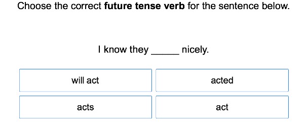 2nd - 3rd Grade Future Tense Verb Educational Resources | Education.com