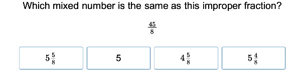 3rd - 4th Grade Improper Fractions and Mixed Number Exercises ...