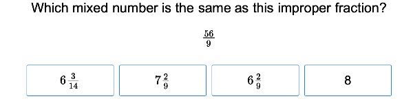 Mixed Numbers and Improper Fraction Online Exercises | Education.com