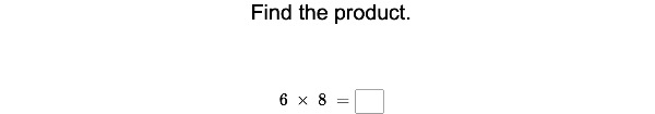 Multiplication Fact Online Exercises | Education.com