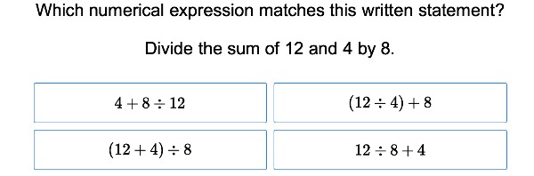 5th Grade Understanding Expressions and Equation Online Exercises ...