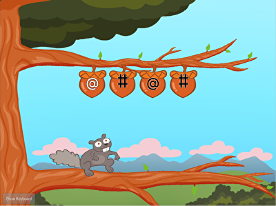 Typing Symbols and Words | Game | Education.com