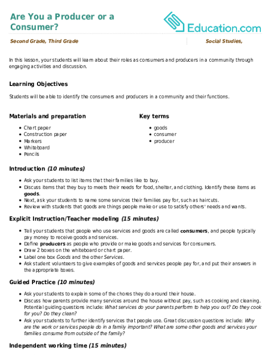 Free Printable Lesson Plans for 2nd Grade| Page 4 | Education.com