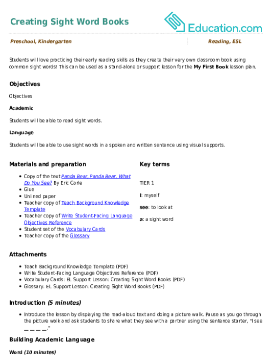 Kindergarten Lesson Plans| Page 11 | Education.com