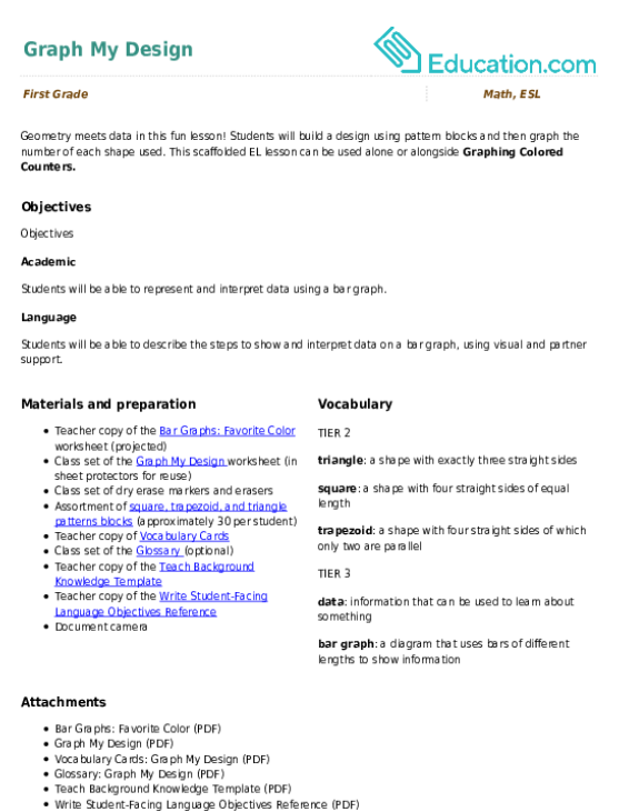 Pre-K - 5th Grade Geometry Lesson Plans | Education.com