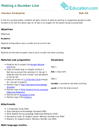 Free Math Lesson Plans for Kids | Education.com