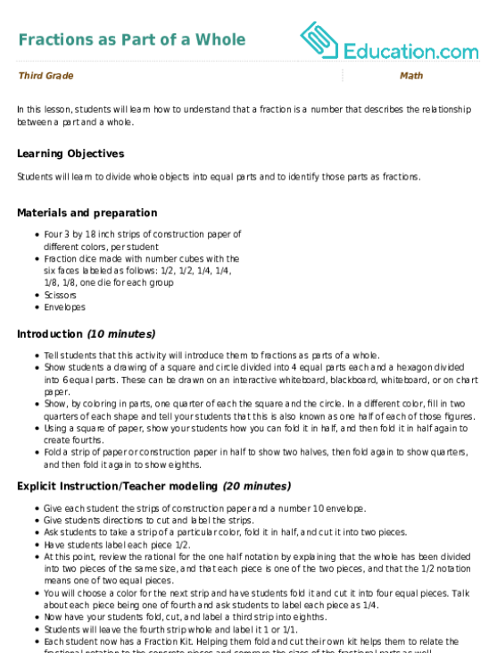 Free Lesson Plans | Math, Reading, & More | Page 21 | Education.com