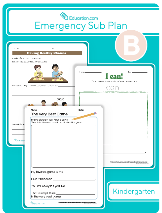 Kindergarten Social Emotional Learning English Language Art Educational ...