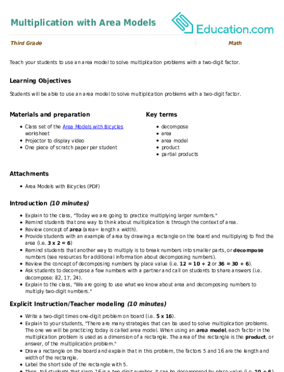 3rd Grade Lesson Plans | Page 4 | Education.com