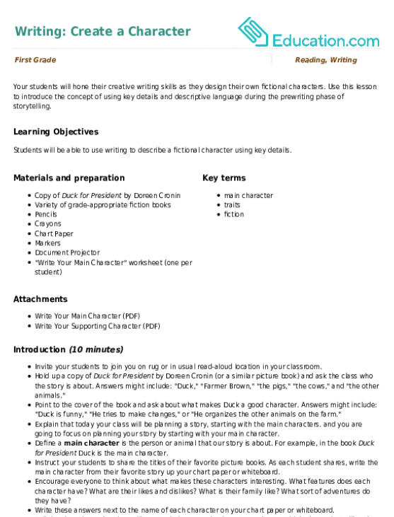 1st Grade Common Core Lesson Plans | Page 12 | Education.com