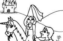 Once Upon a Time... Fairy Tale Coloring Pages | Education.com