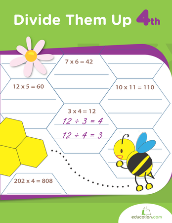 Printable 4th Grade Division with Remainder Workbooks | Education.com