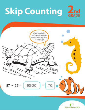 1st - 2nd Grade Skip Counting Workbooks | Education.com